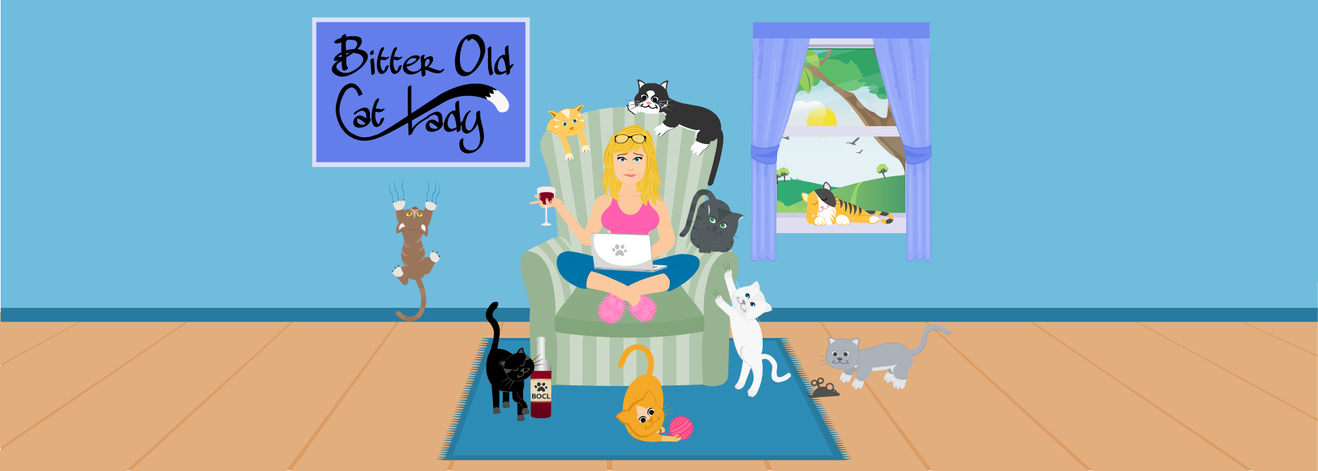 Bitter Old Cat Lady | Wine, divorce, kids, cats…more wine!